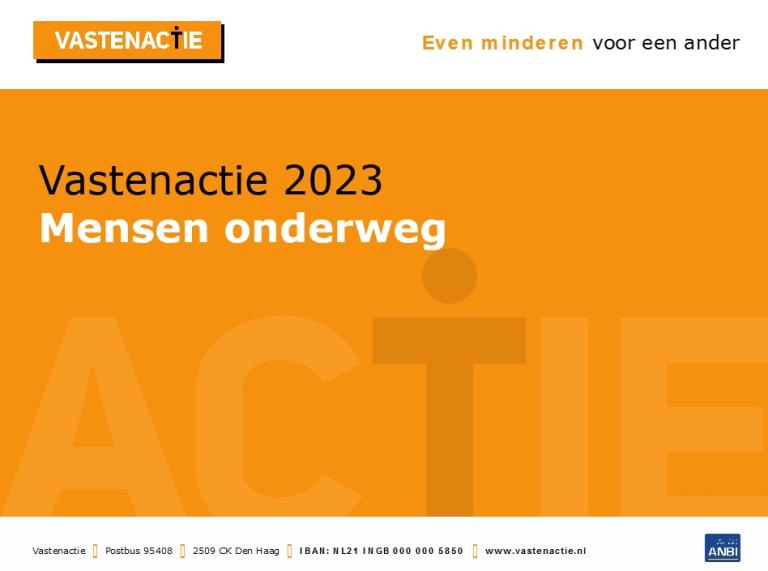 Alle materialen | Vastenactie